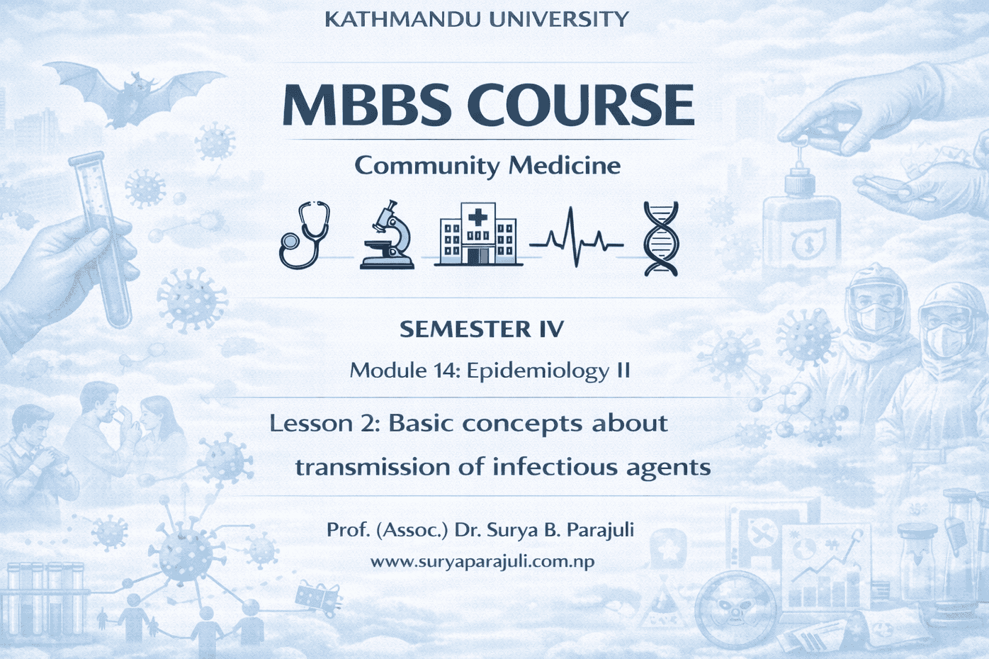 Basic concepts about transmission of infectious agents